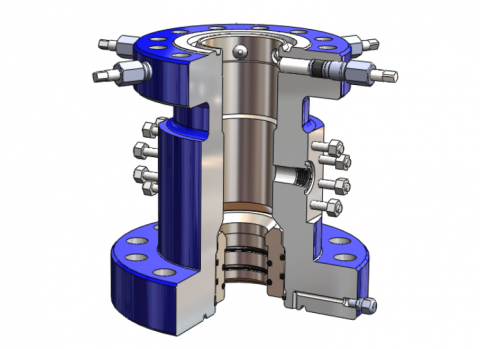 4-0 Secondary Seal Installed in BG Bottom - Universal Wellhead Services